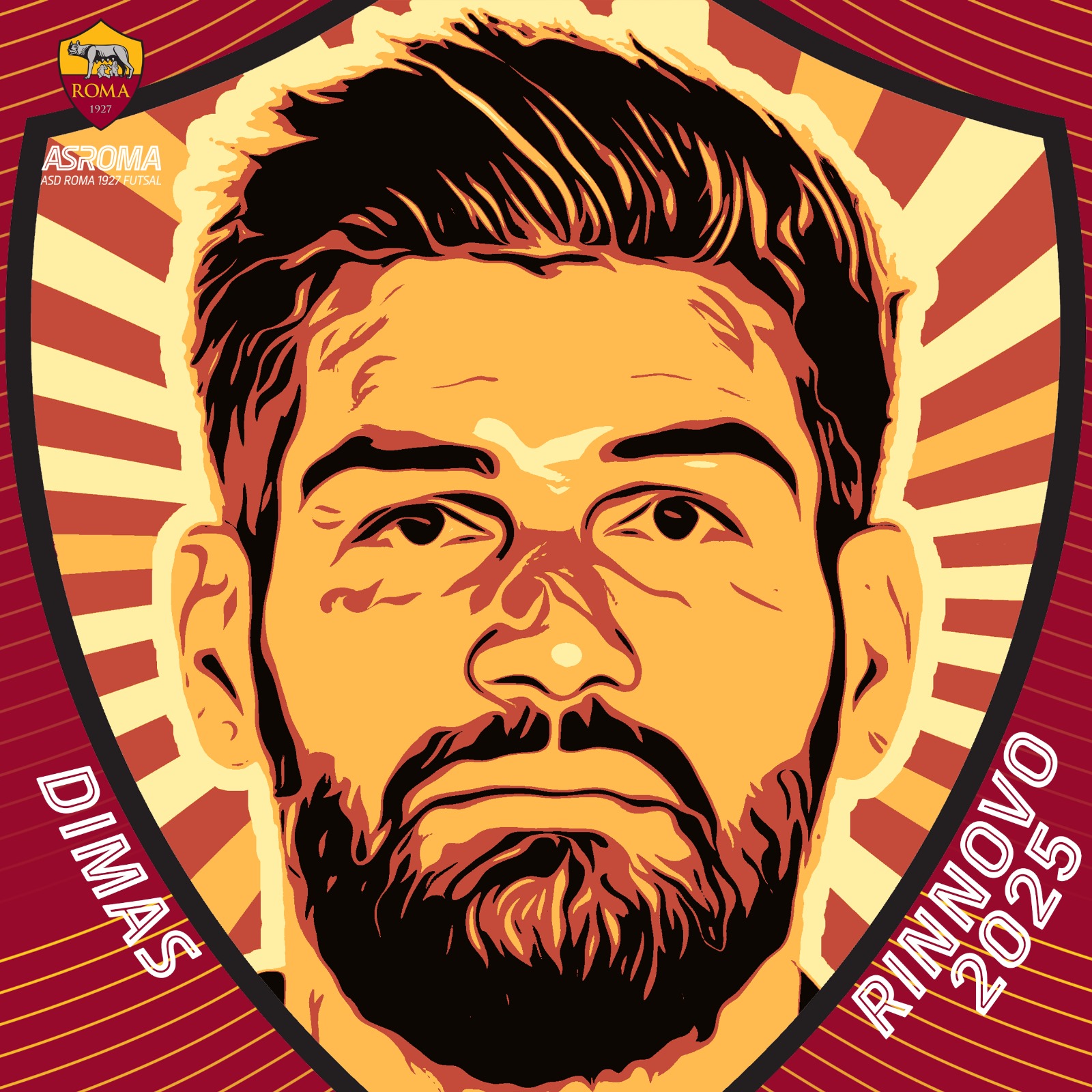 Roma 1927 Futsal - News: Capitan Dimas rinnova con la Roma 1927 Futsal ...